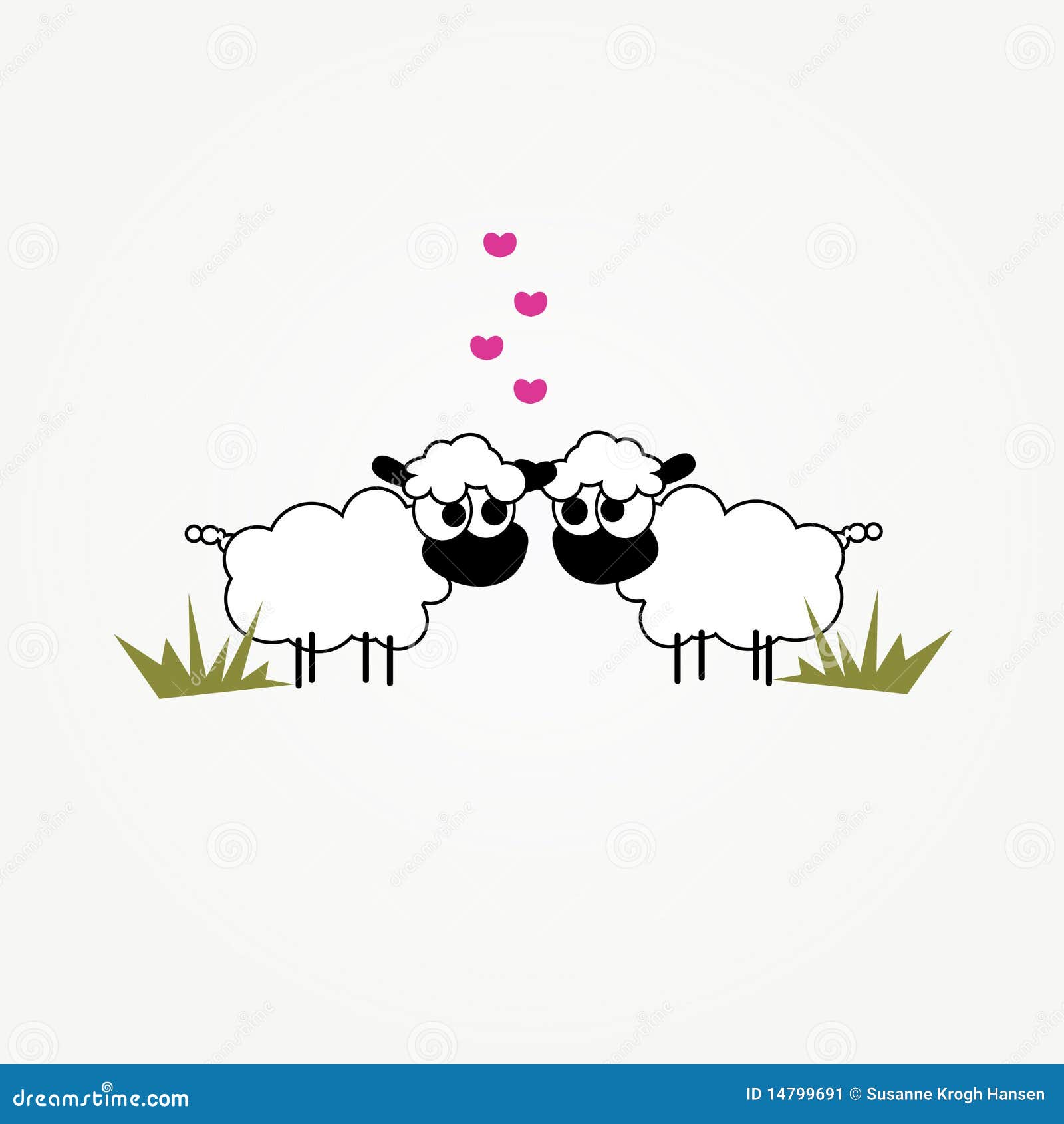 Two Sheep In Love