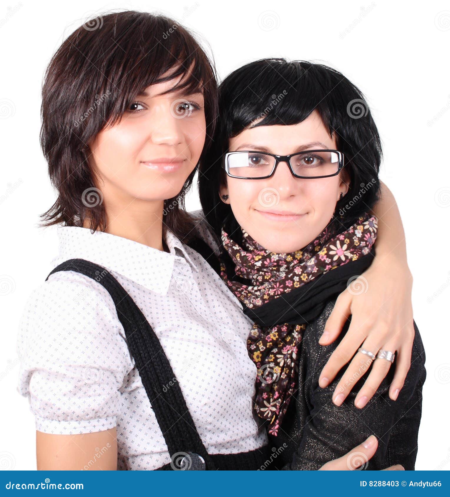 Two funny girls stock image. Image of beautiful, beauty - 8288403
