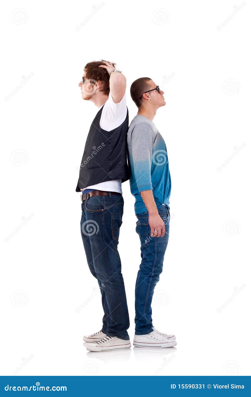 Two funny men stock image. Image of white, isolated, male - 15590331