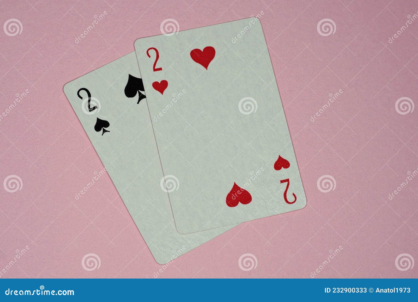 Two game cards with deuces stock image. Image of cash - 232900333