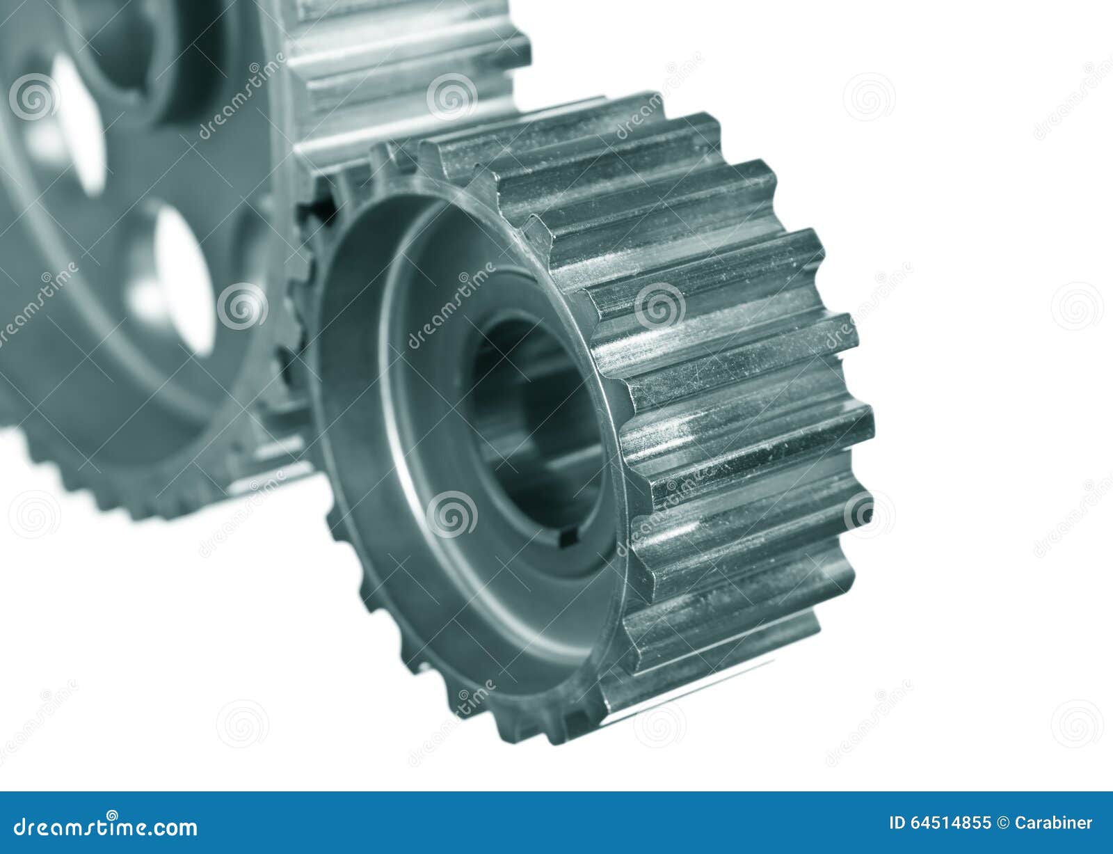 Two gear coupled stock image. Image of isolated, ideas - 64514855