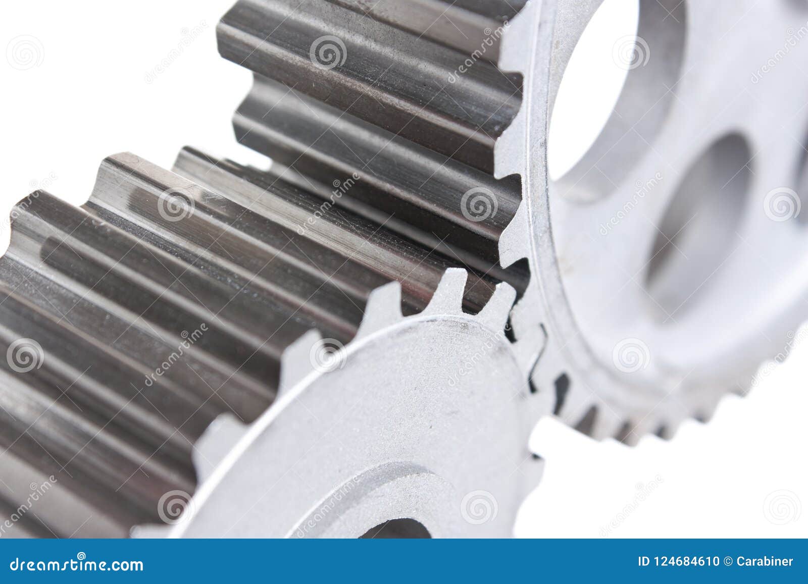 Two gear coupled stock photo. Image of industry, isolated - 124684610