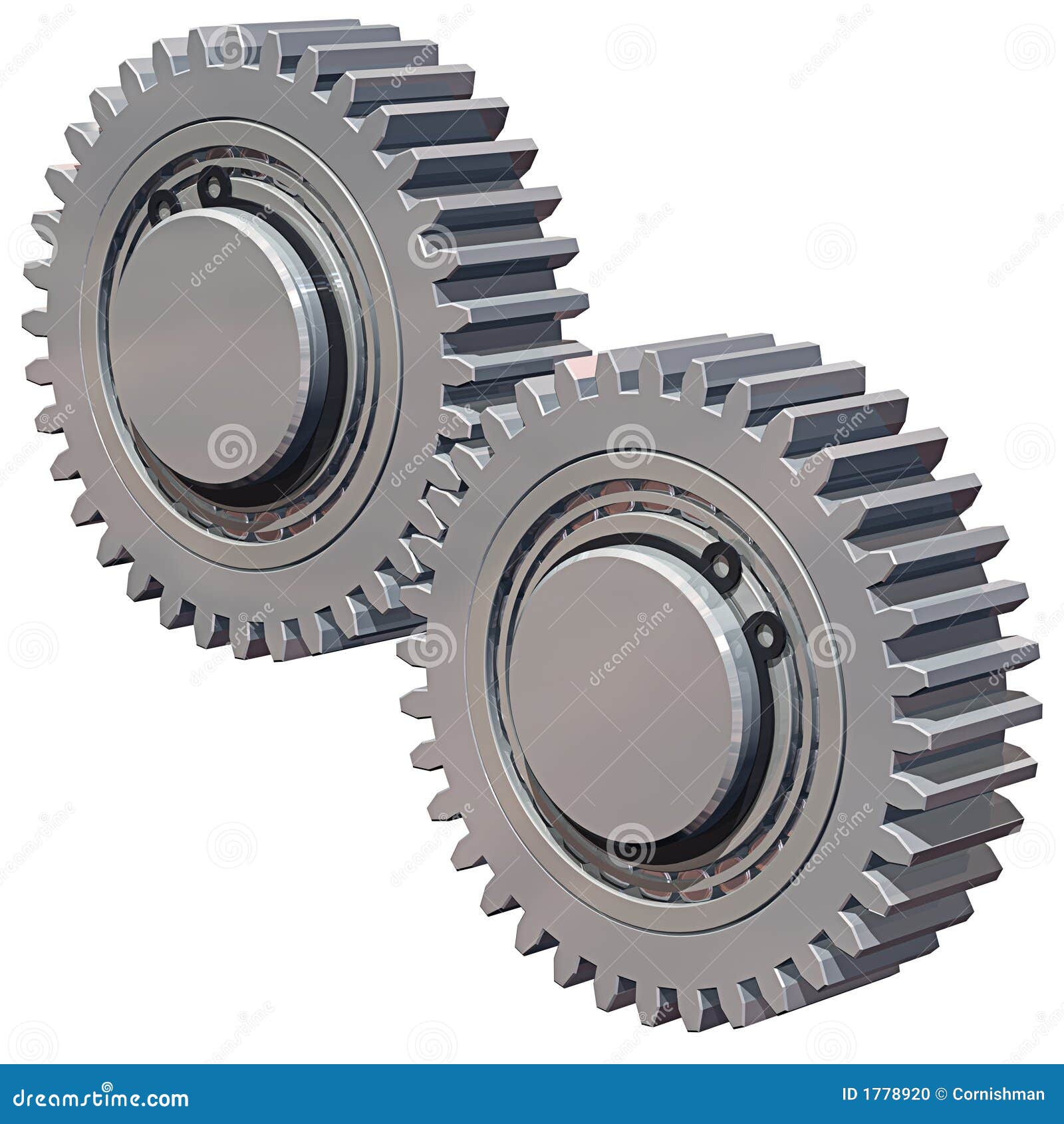 Two Gears stock illustration. Illustration of isolated - 1778920