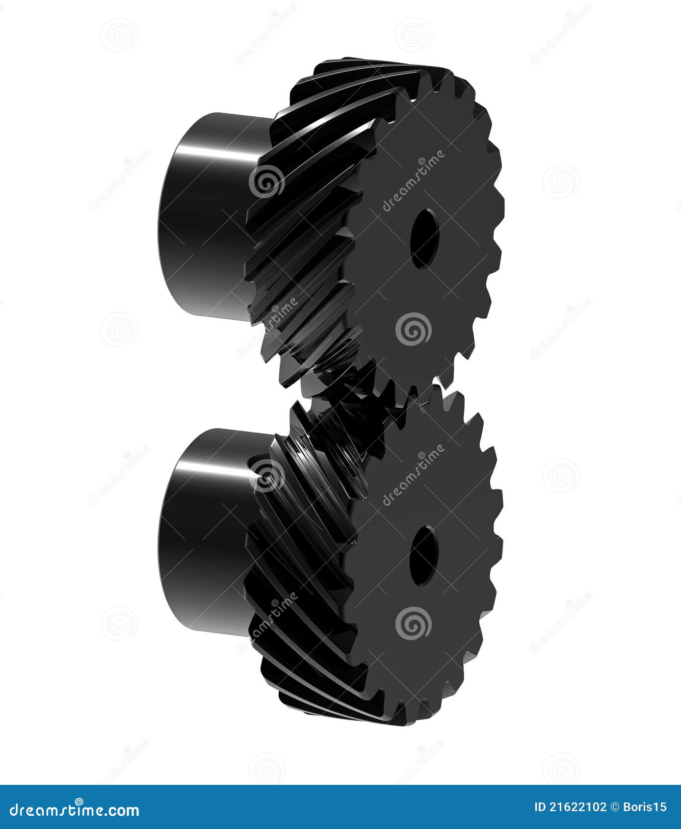 Two gears stock illustration. Illustration of gear, industry - 21622102