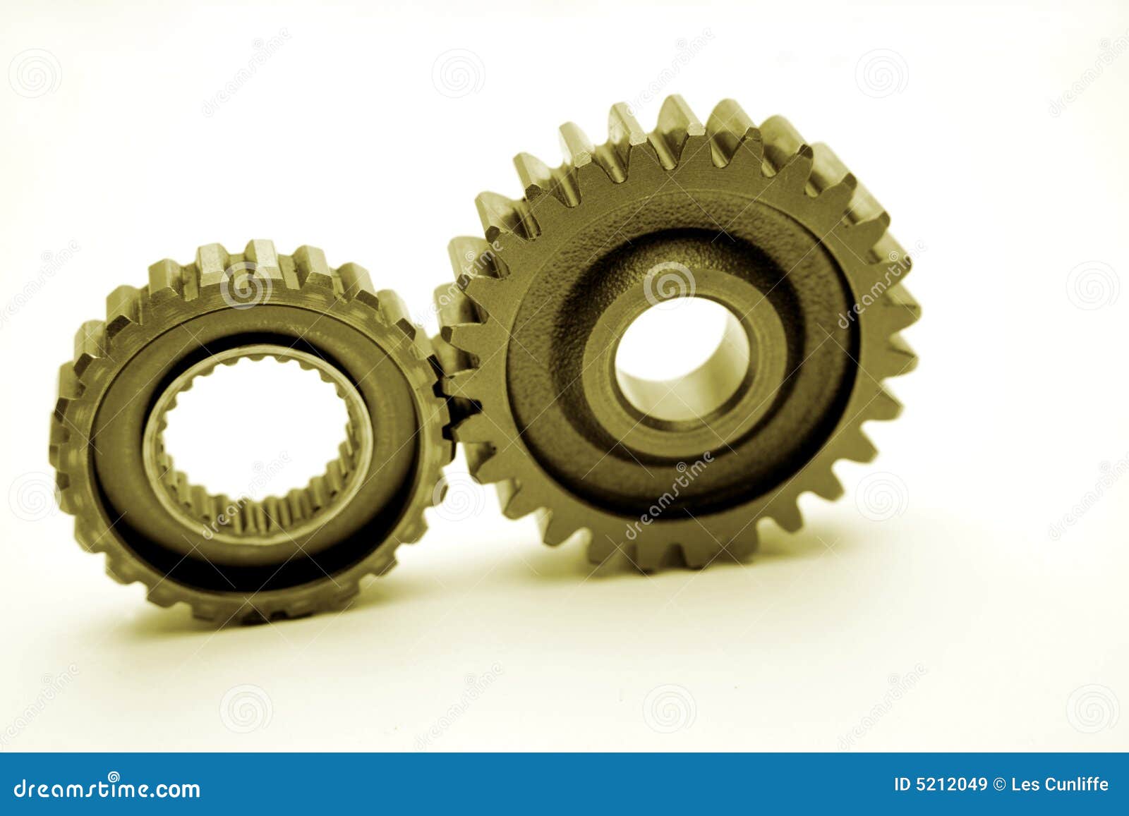 Two gears stock image. Image of mesh, interlocked, objects - 5212049