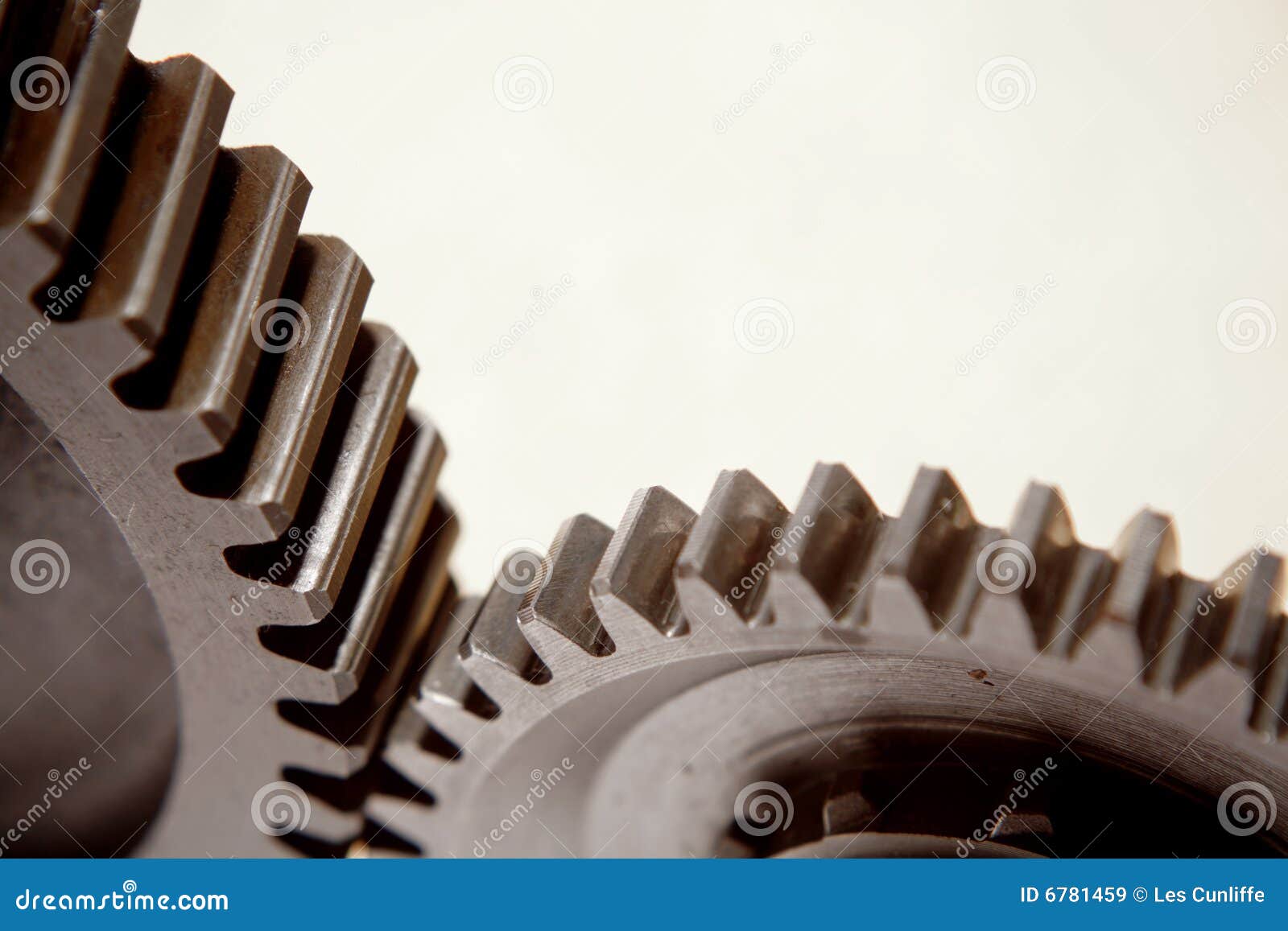 Two gears stock image. Image of life, studio, objects - 6781459