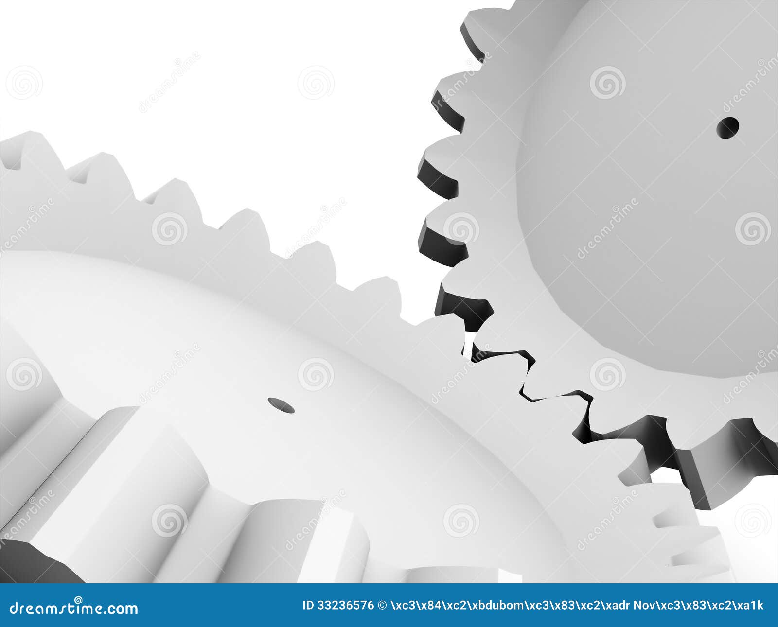 Two gears stock illustration. Illustration of mechanics - 33236576