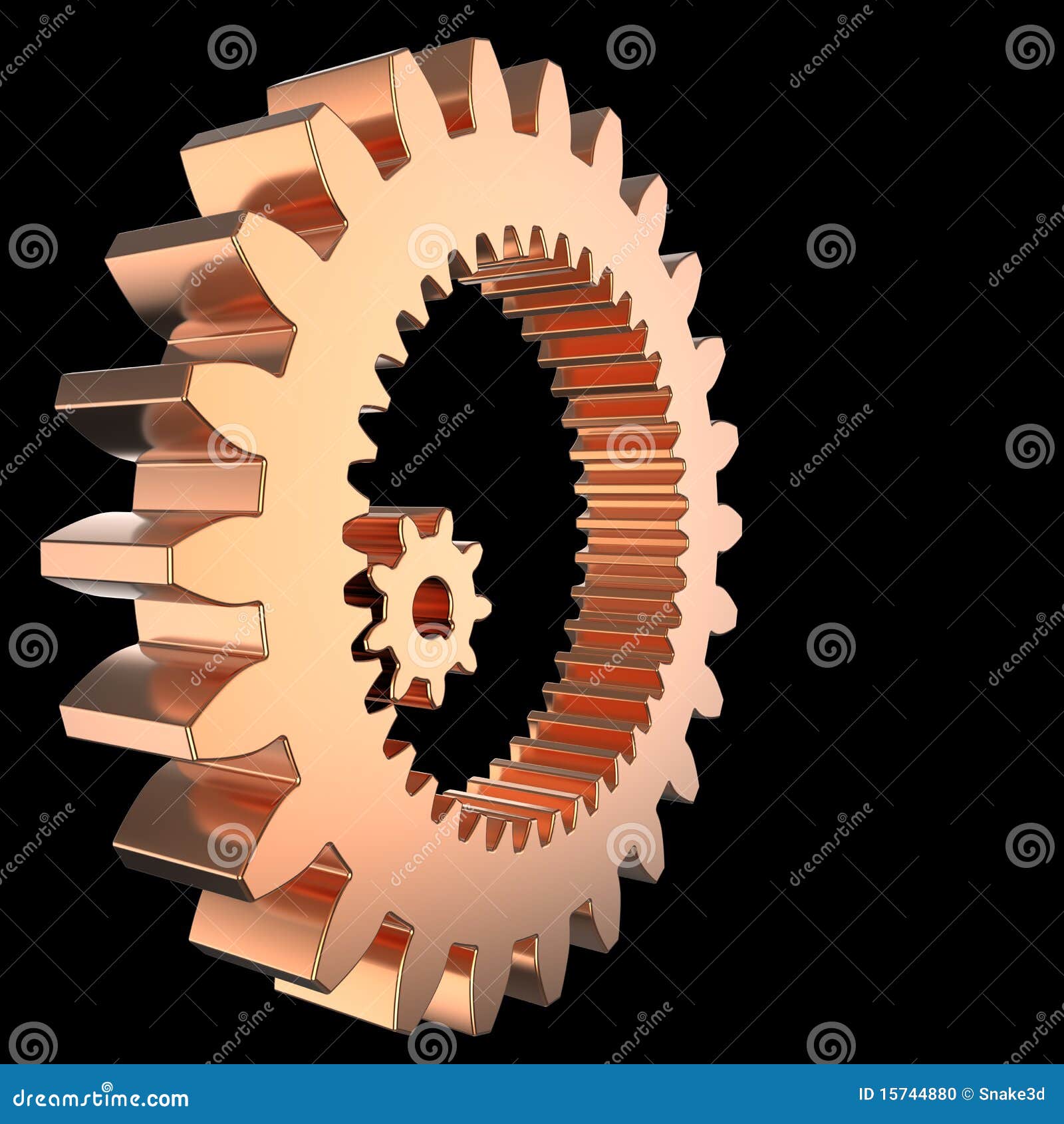 Two Gears. Teamwork Background (Hi-Res) Stock Illustration ...