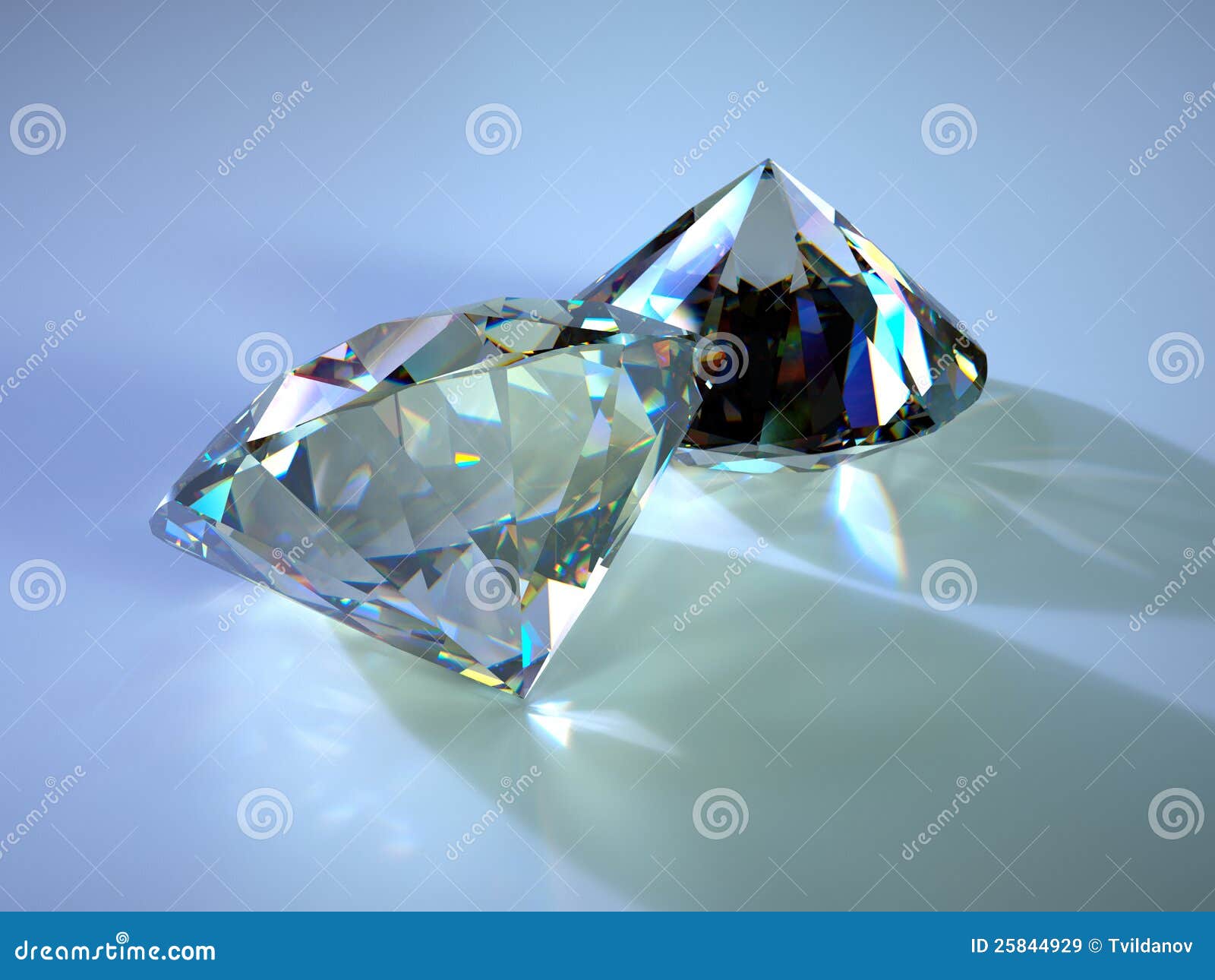 Two gems with caustics stock illustration. Illustration of shiny - 25844929