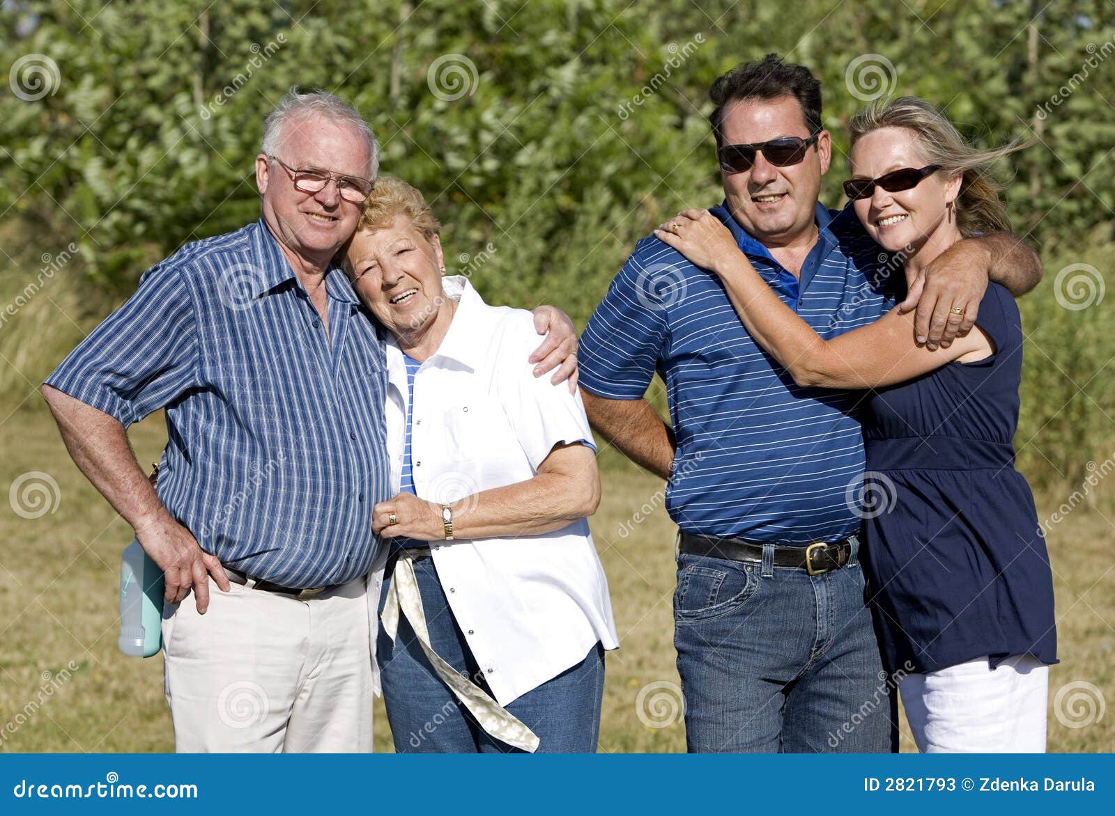 Two generations stock image. Image of family, retirement - 2821793