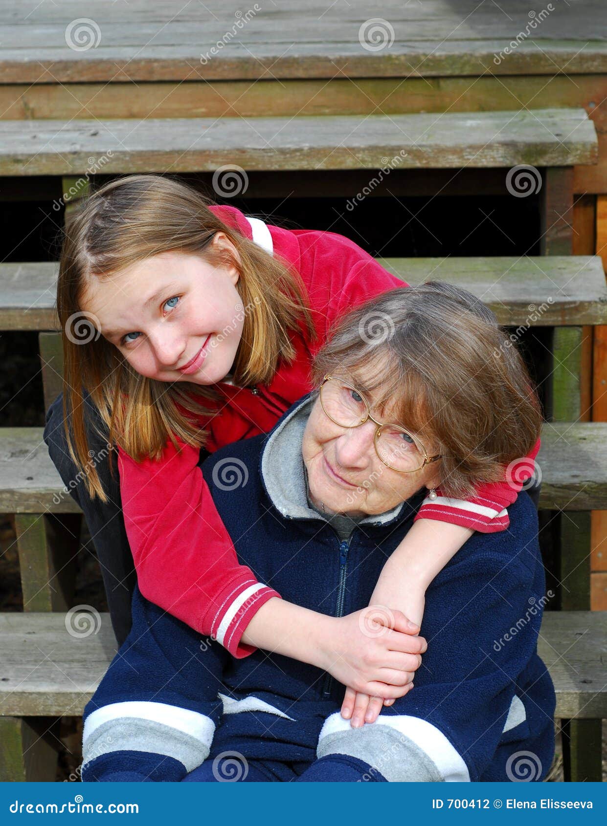 Two generations stock photo. Image of grandmother, hugging - 700412