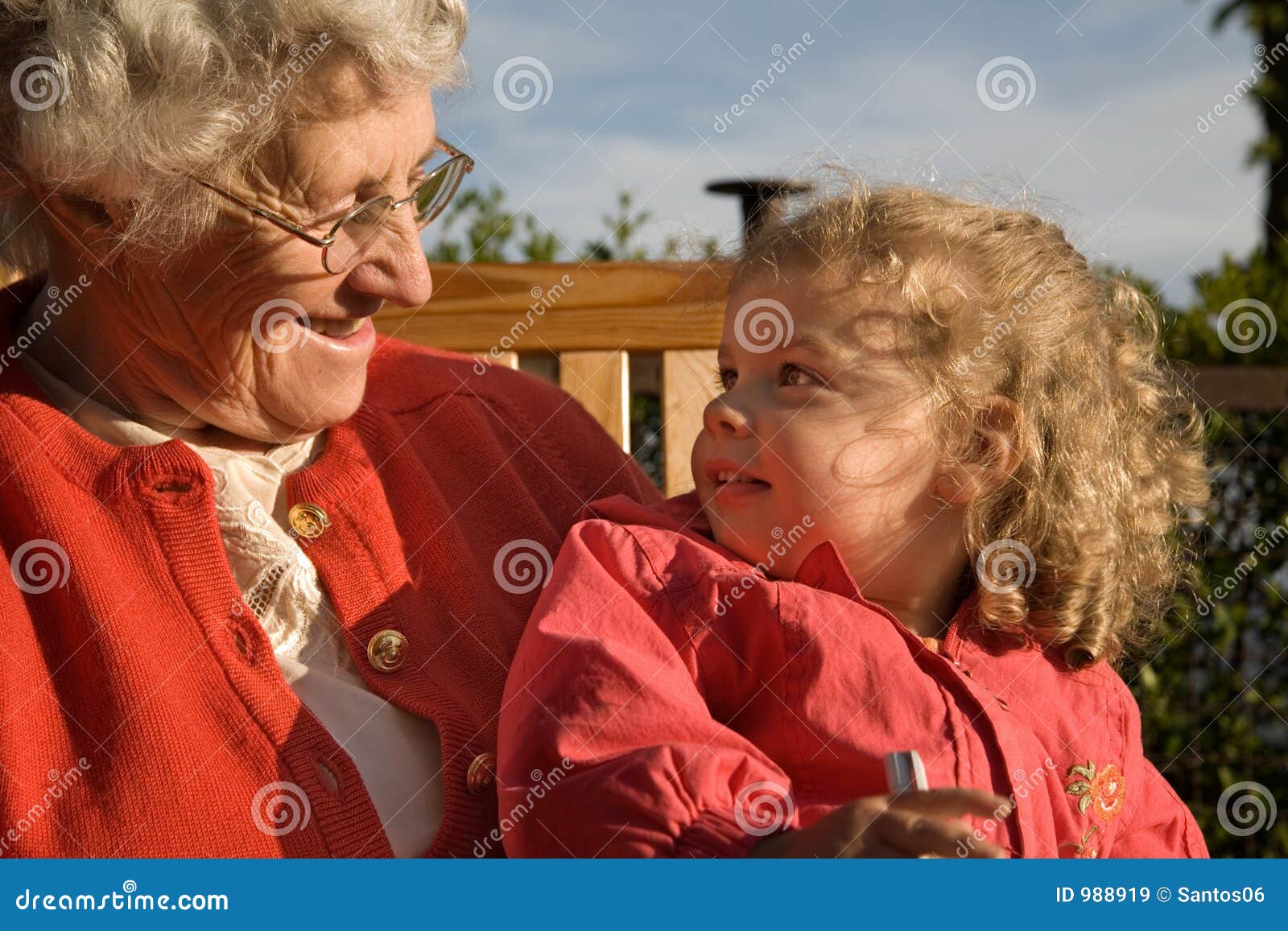 Two generations stock image. Image of grizzled, geriatric - 988919