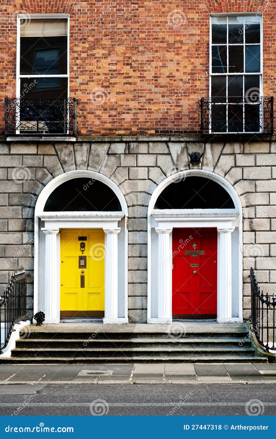 Georgian Doors Royalty-Free Stock Photography | CartoonDealer.com #47593331