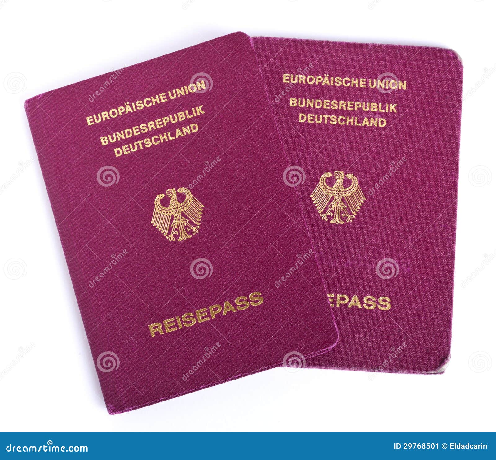 Isolated German Passports stock image. Image of german - 29768501