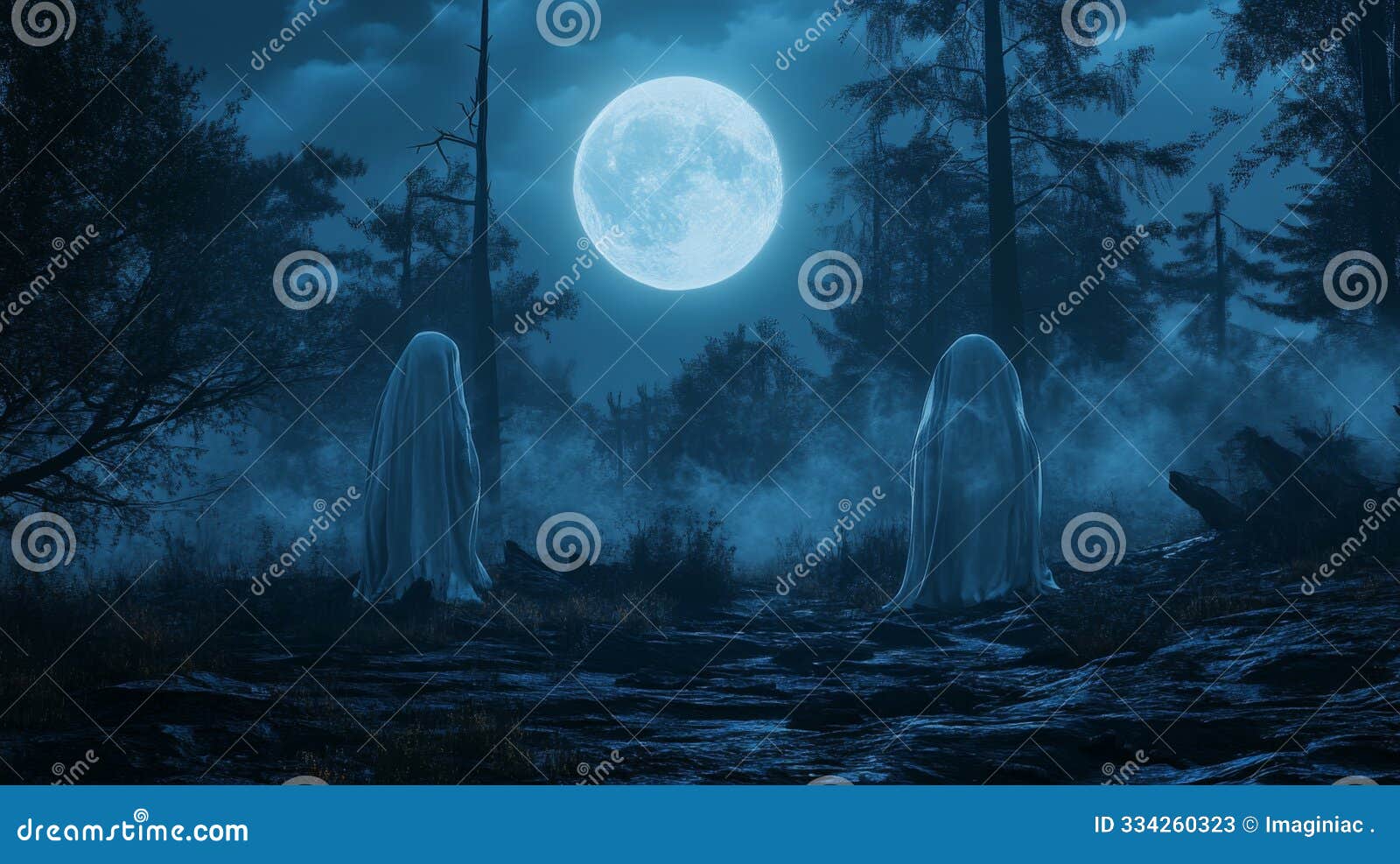 Ghostly Figures Aboard A Sunken Ship Royalty-Free Stock Photography ...
