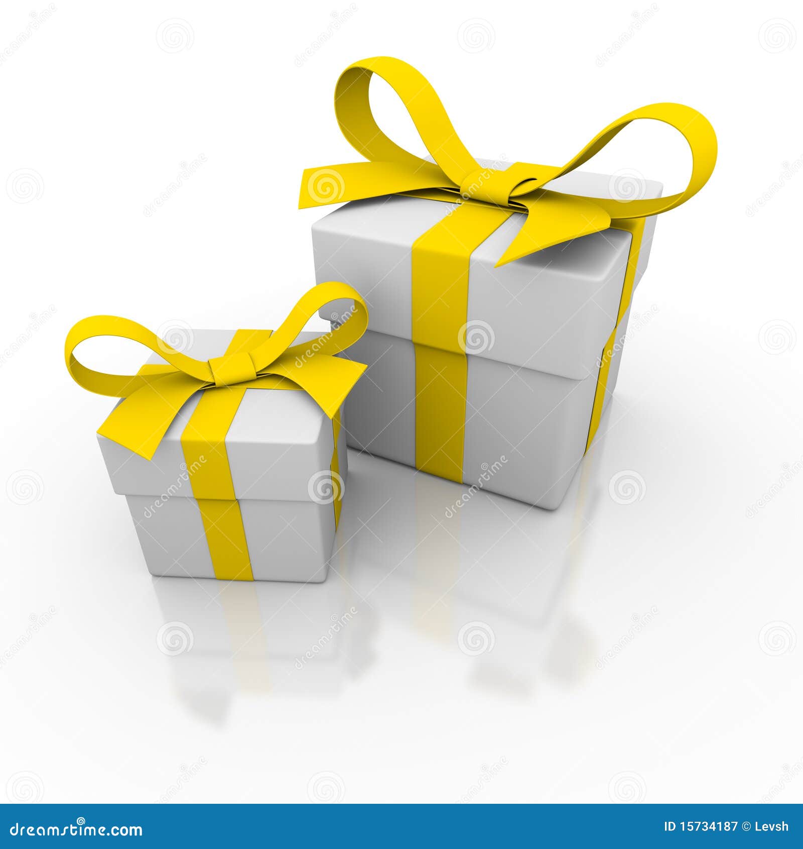 Two gift box stock illustration. Illustration of present - 15734187