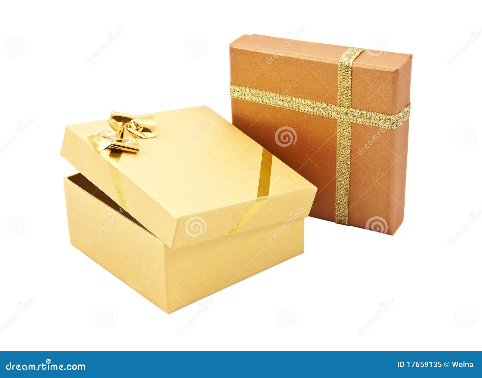 Two gift boxes stock image. Image of celebration, pair - 17659135