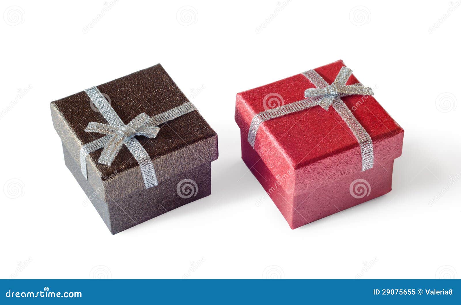 Two gift boxes stock image. Image of christmas, background - 29075655