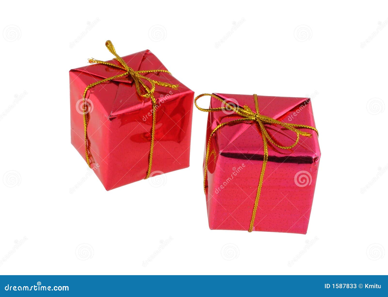Two gifts stock image. Image of birthday, group, macro - 1587833