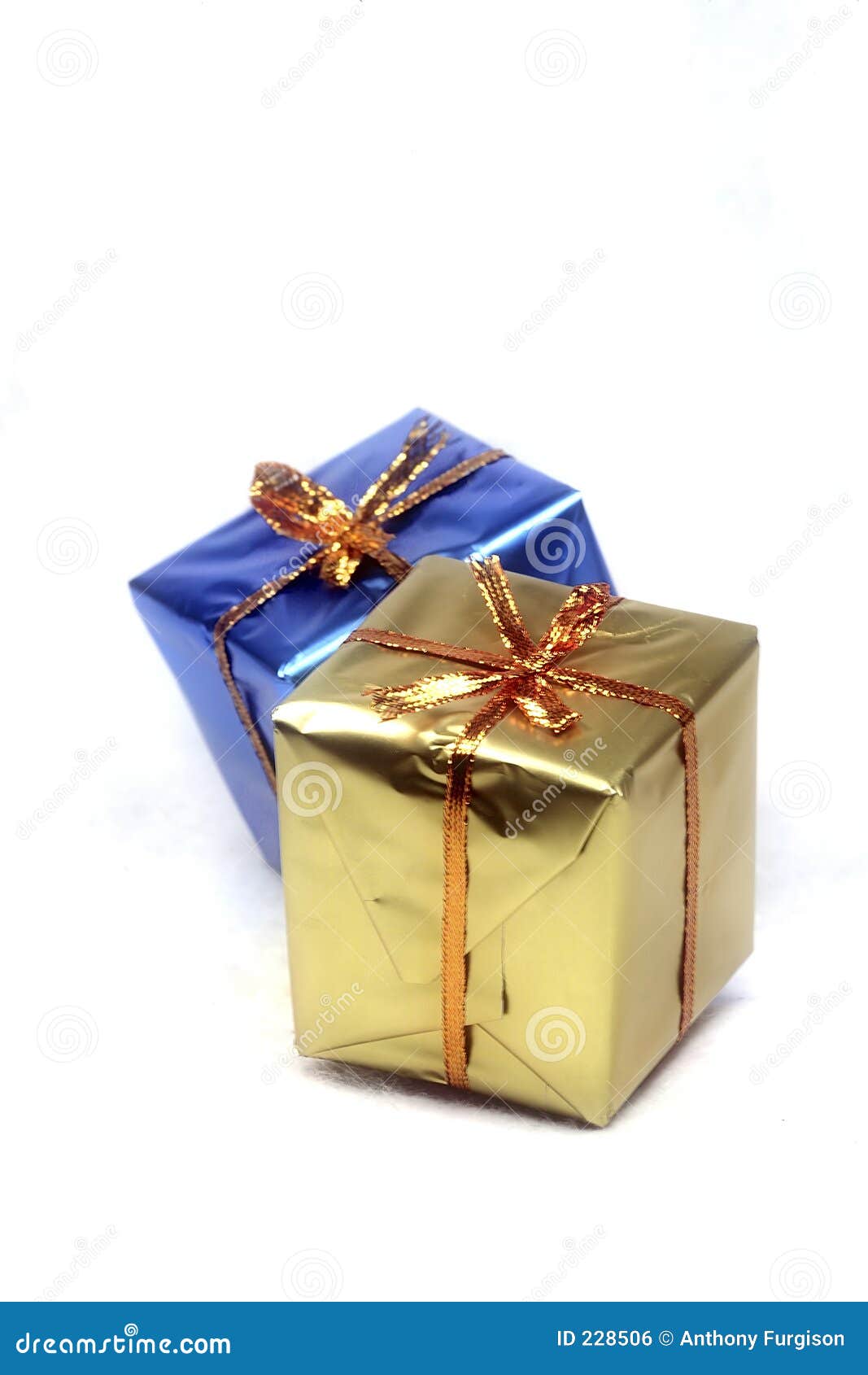 Two gifts stock photo. Image of festive, celebrate, cone - 228506