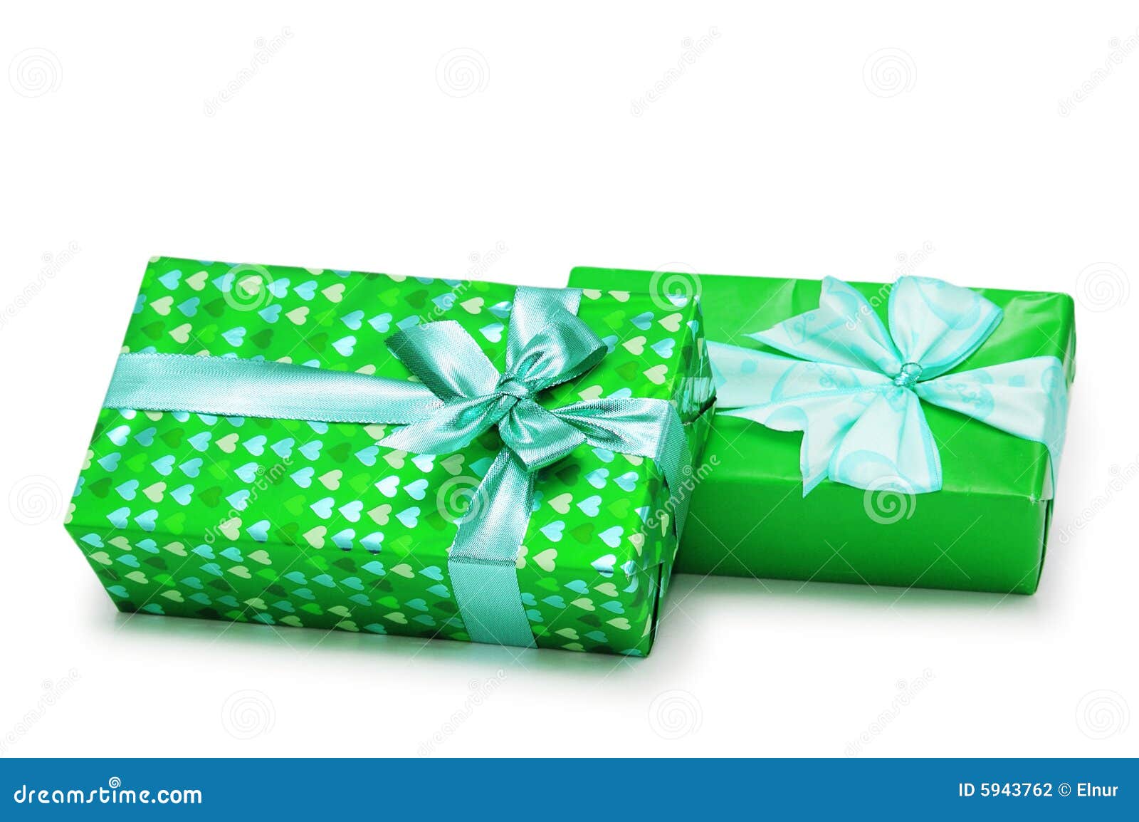 Two Gifts Boxes Isolated on the White Stock Photo - Image of gifts ...
