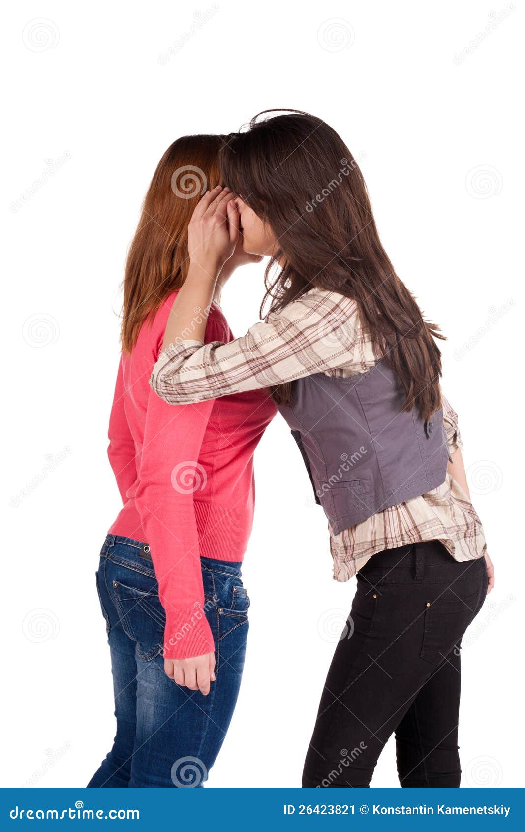 Two girl friend gossiping stock image. Image of communication - 26423821