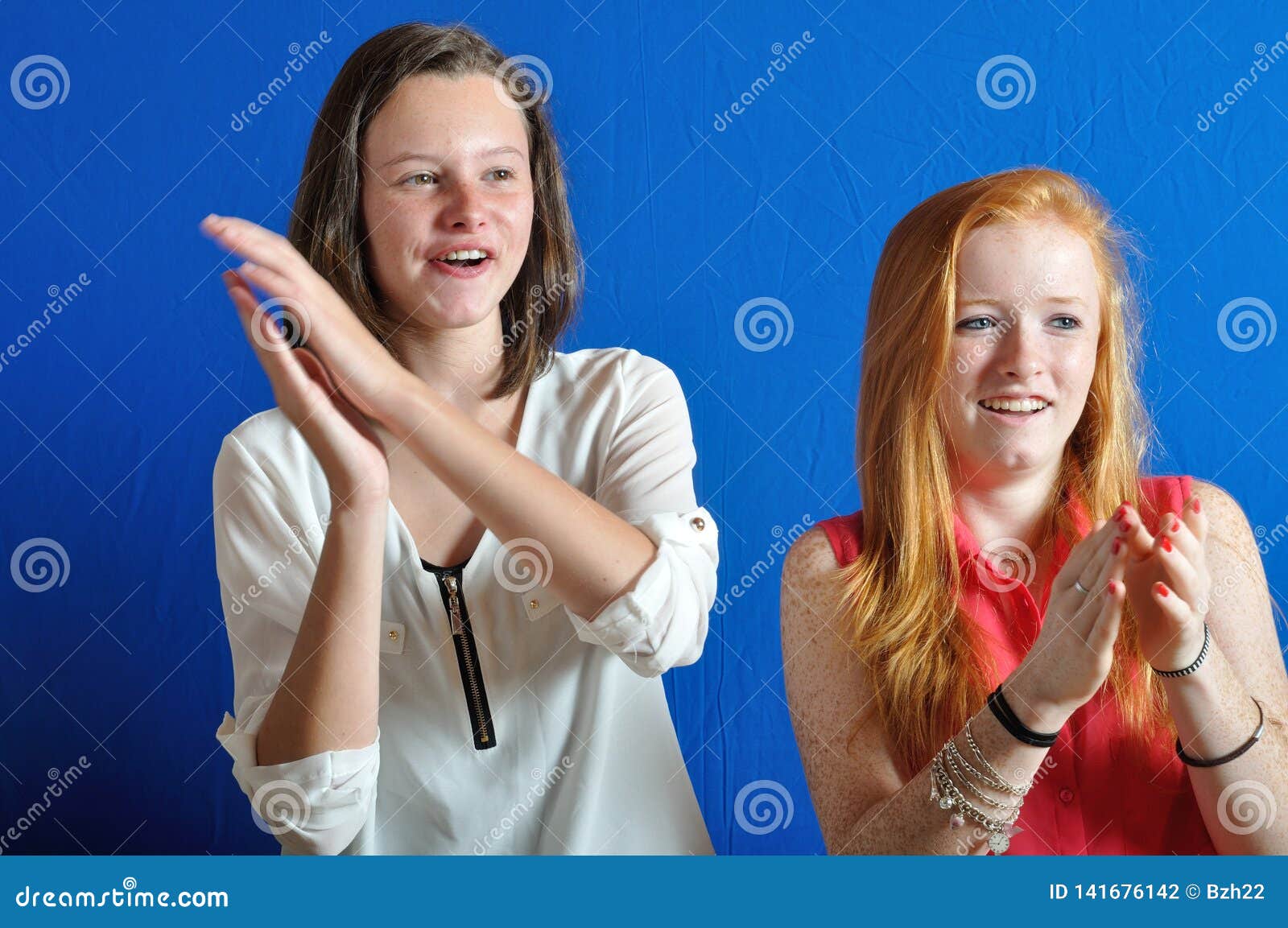 Complicity between Two Teens Stock Photo - Image of teens, beautiful ...
