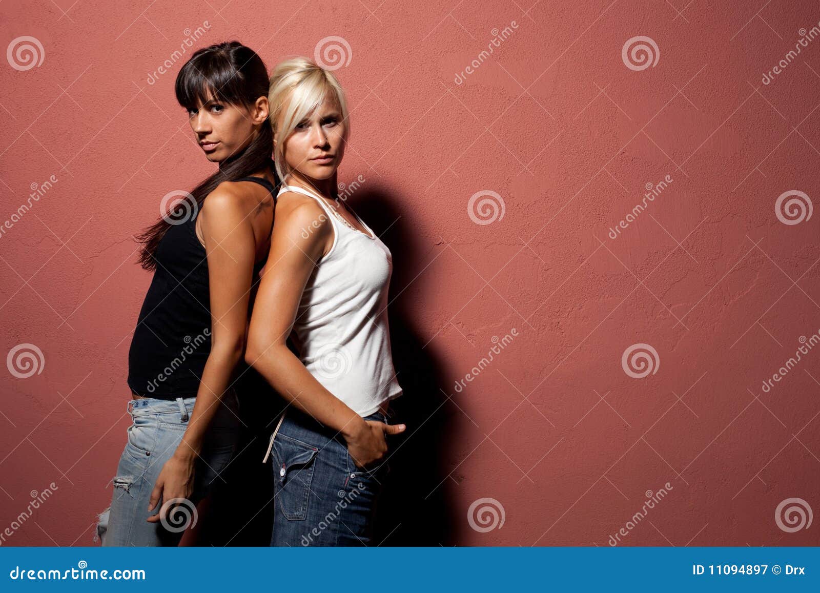 Two girlfriends stock image. Image of model, romantic - 11094897