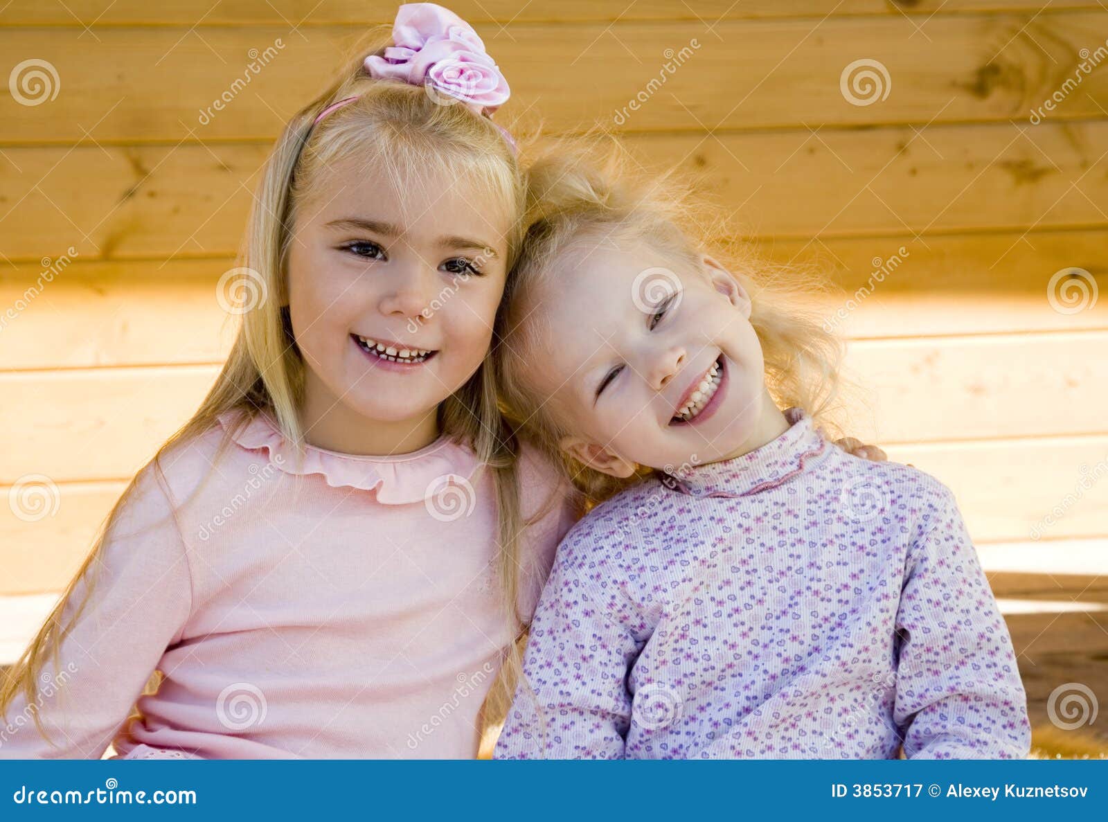 Two girls 2 stock image. Image of playful, blond, girls - 3853717