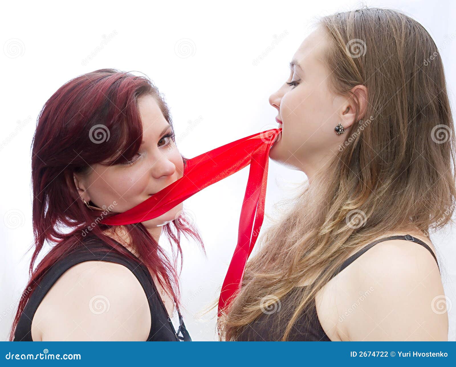 Two girls stock photo. Image of dividing, power, gripping - 2674722