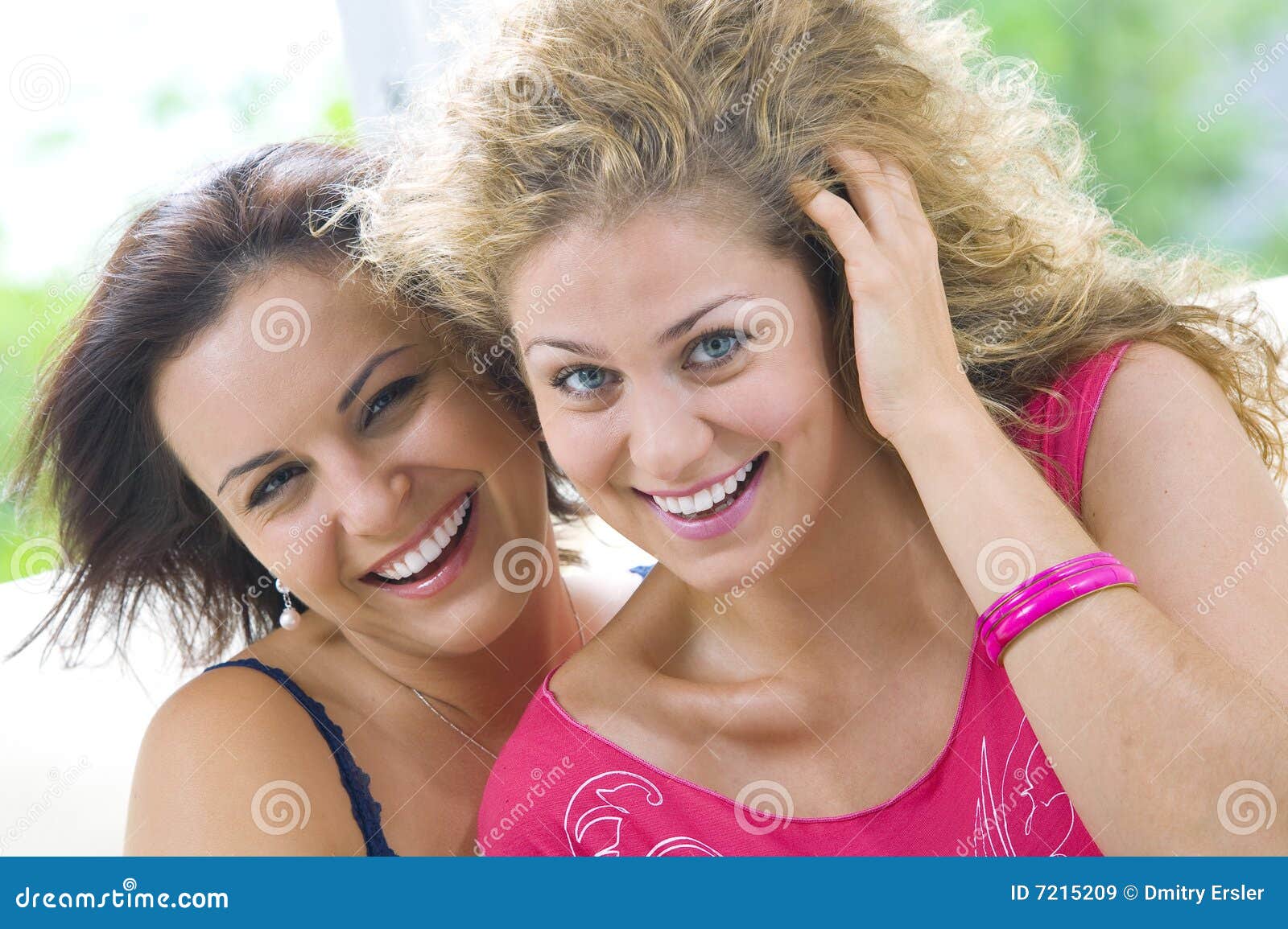 Two girls stock image. Image of health, glamour, friendship - 7215209