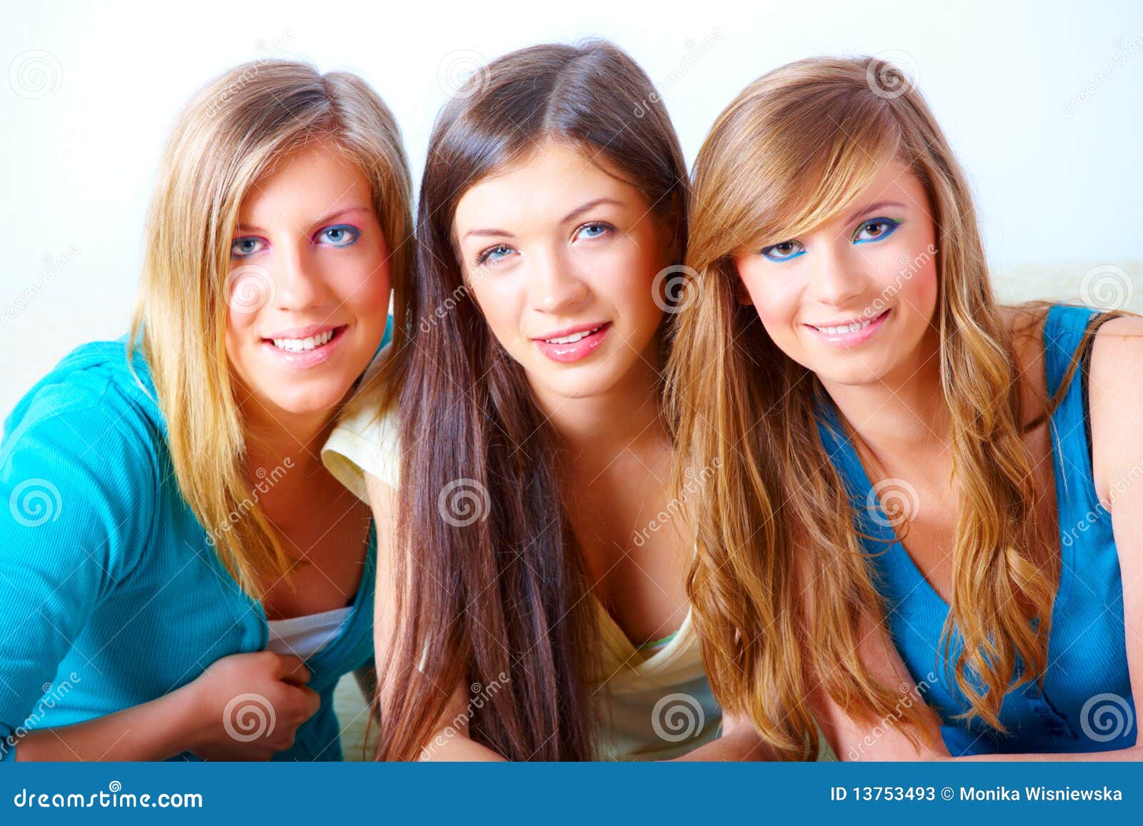 Two girls friendship stock image. Image of portrait, pretty - 13753493