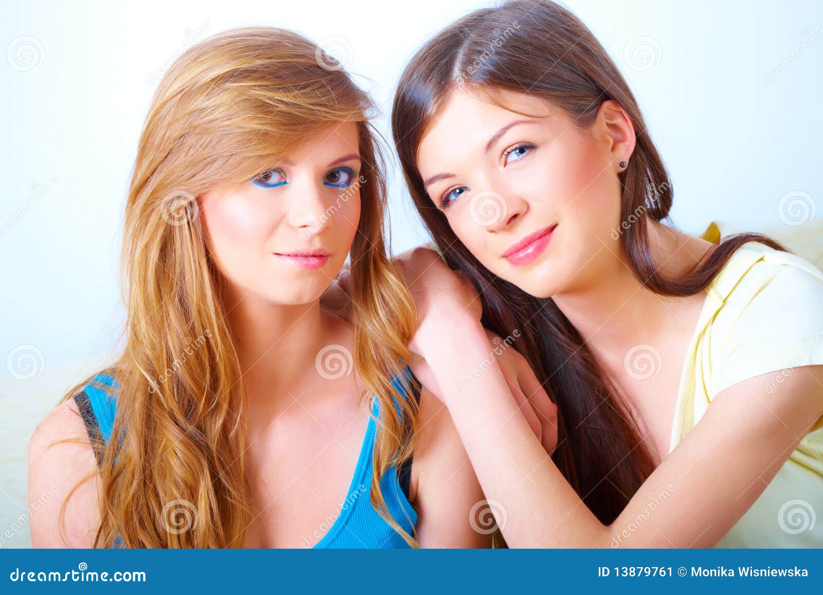 Two girls friendship stock image. Image of girls, nice - 13879761