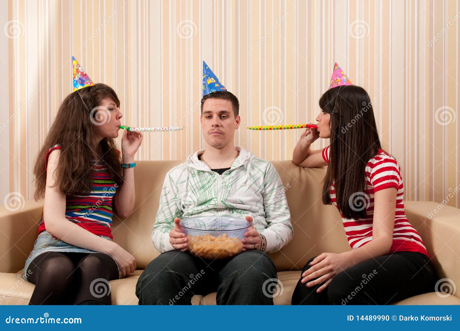 Bored People At A Party