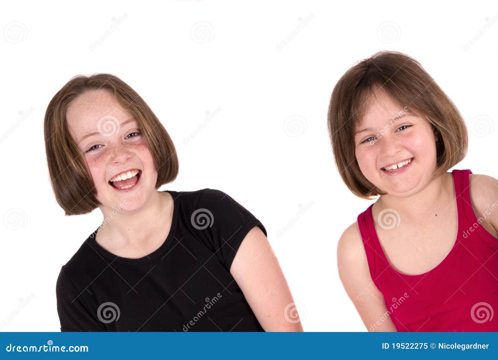 Two Girls Laughing Royalty Free Stock Photo - Image: 19522275