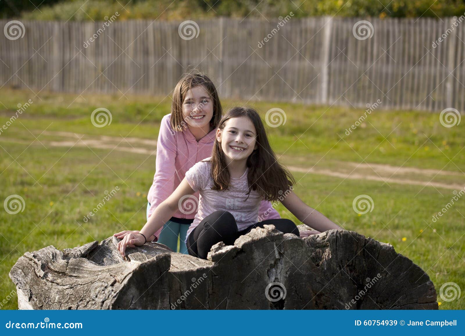 Two Girls Play Pretend Stock Image Image Of Eleven 60754939 1077