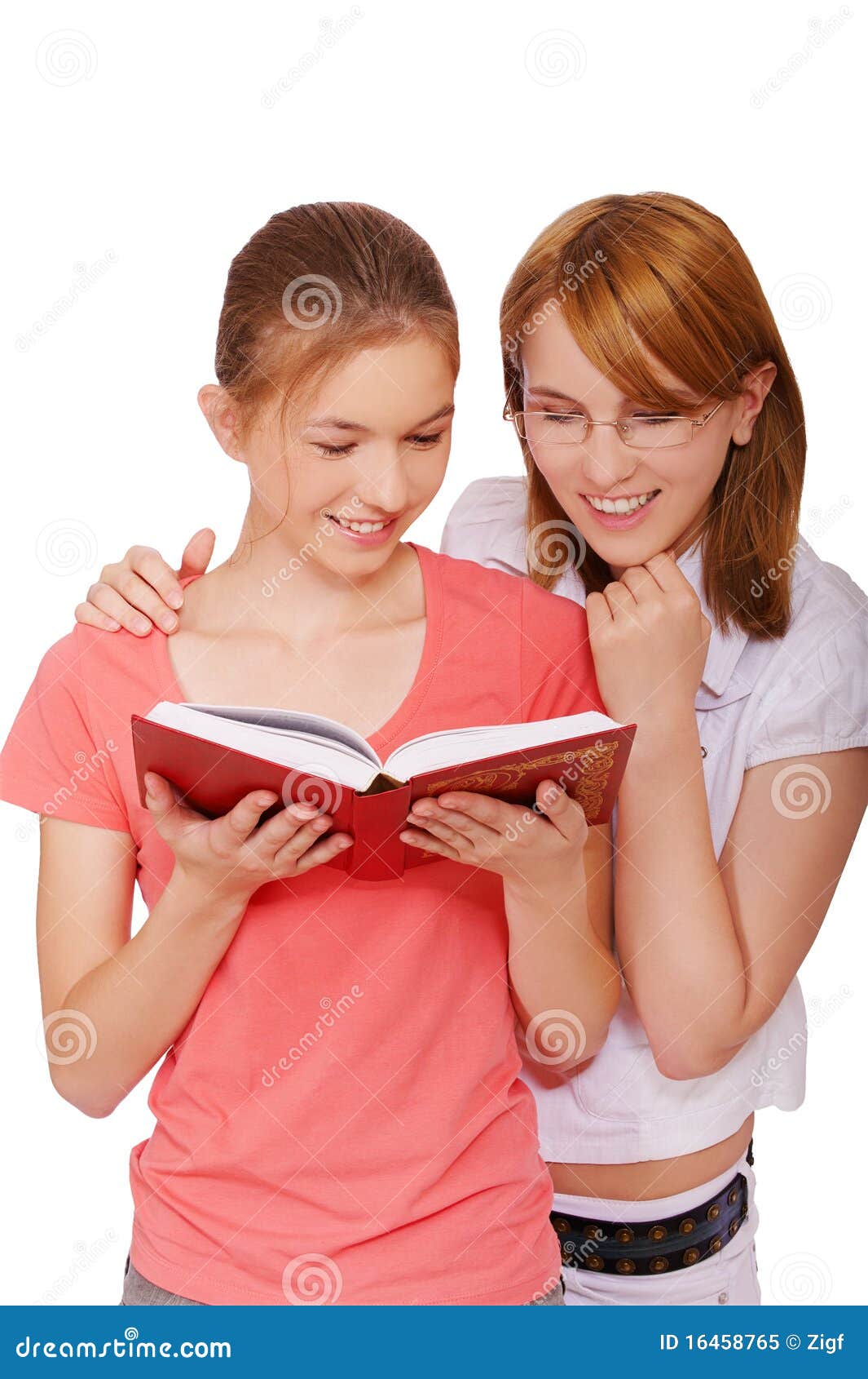 Two Girls Reading Books Tumblr