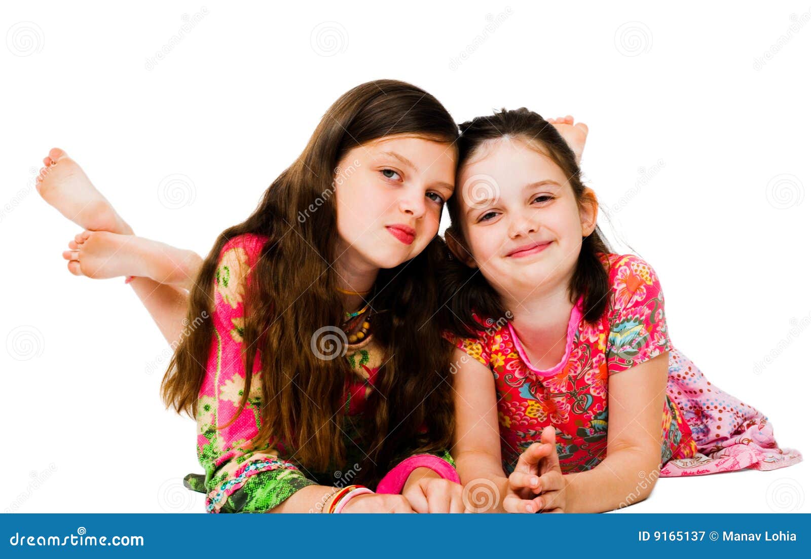 Two girls smiling stock image. Image of pose, adolescent - 9165137
