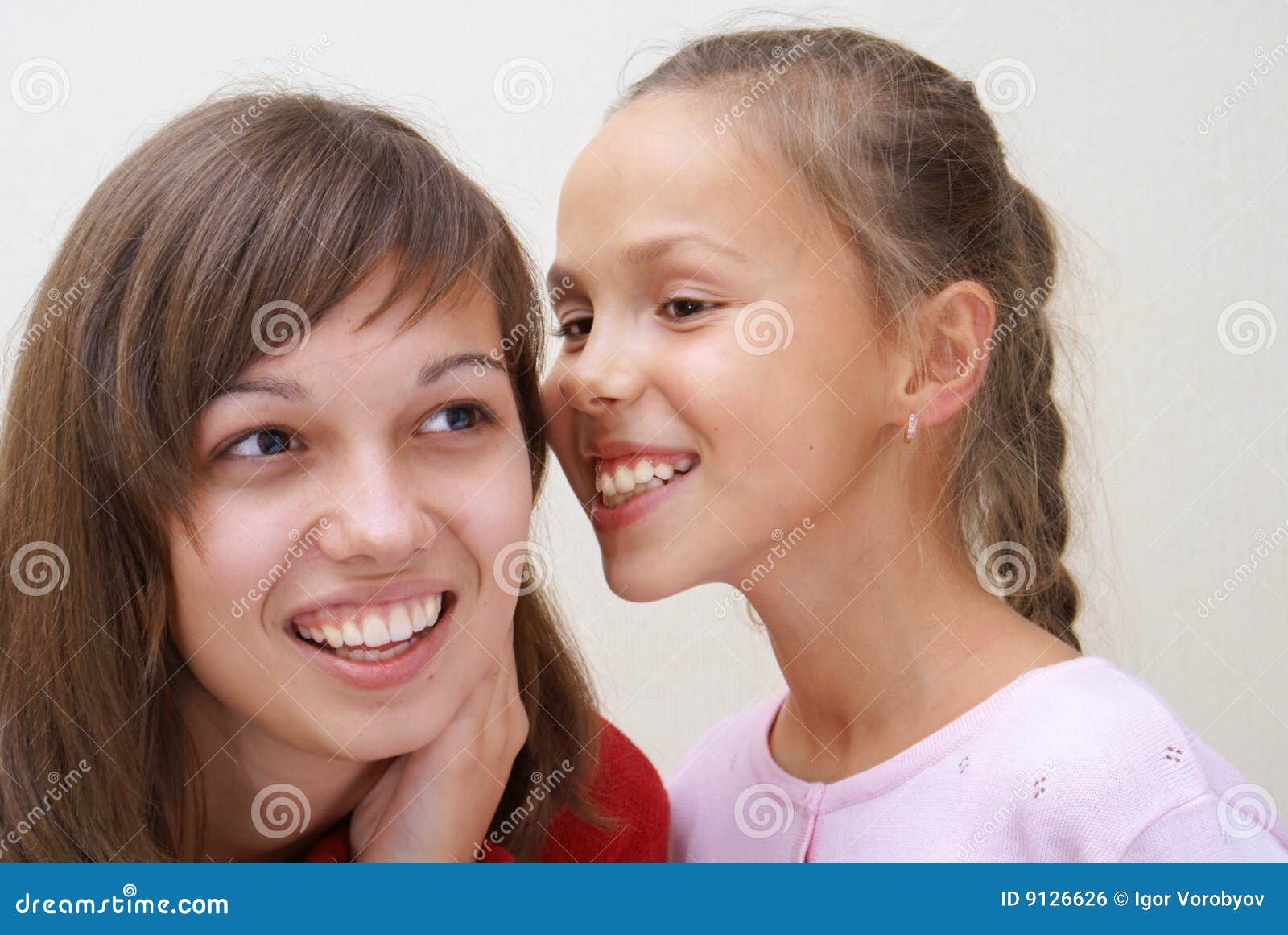 Two girls talking stock photo. Image of think, beautiful - 9126626