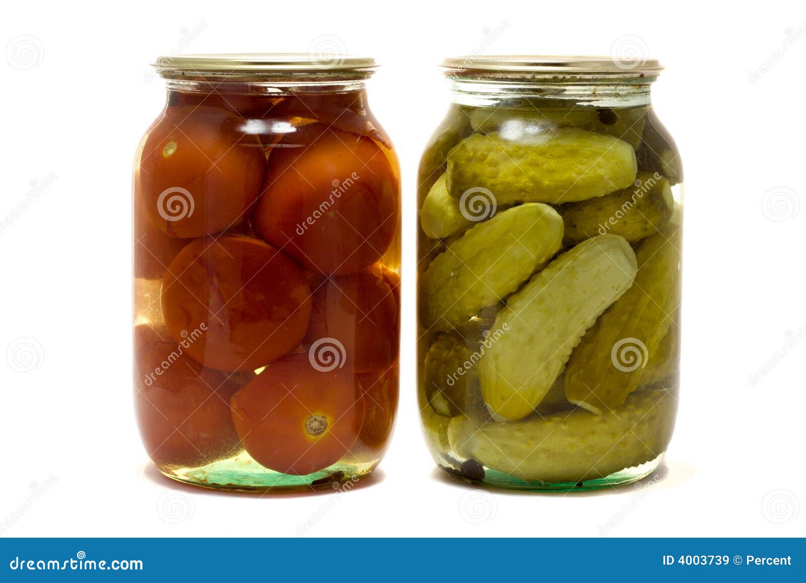 Two glass jars stock image. Image of container, close - 4003739