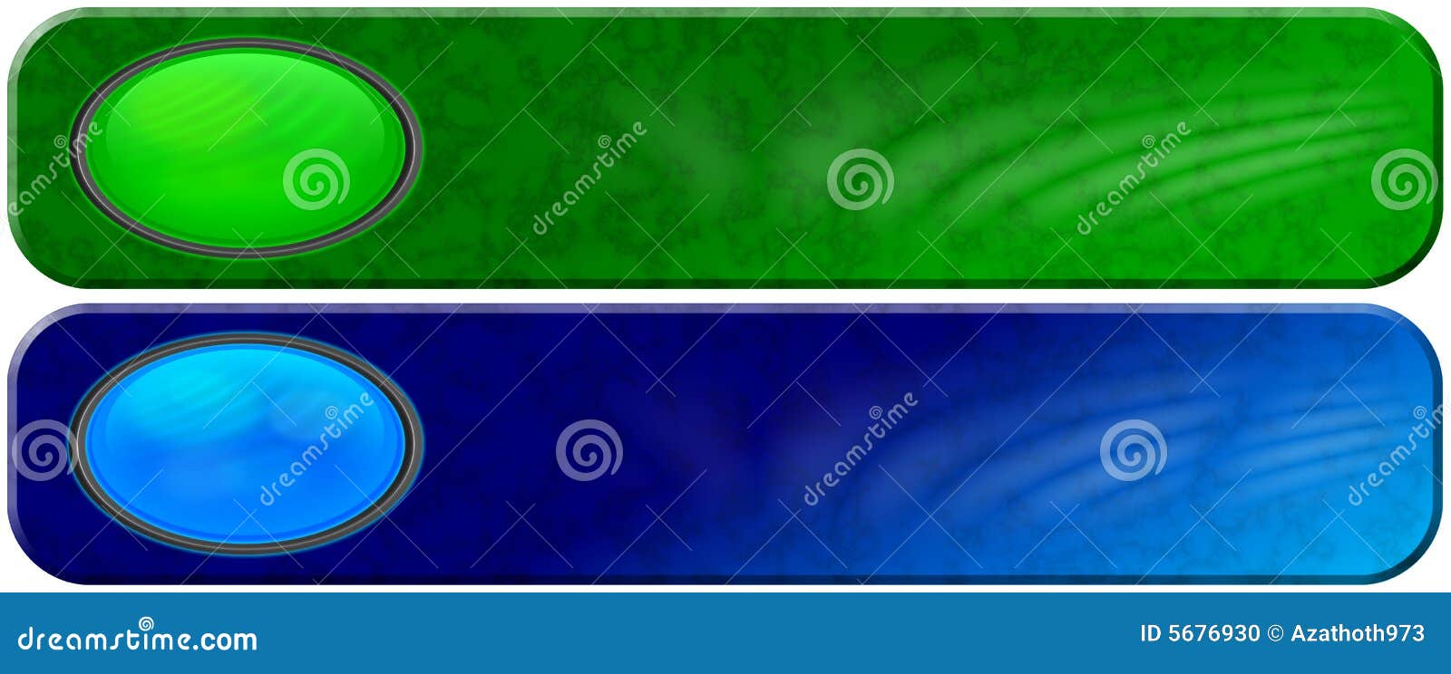 Two glass marble headers stock illustration. Illustration of green ...