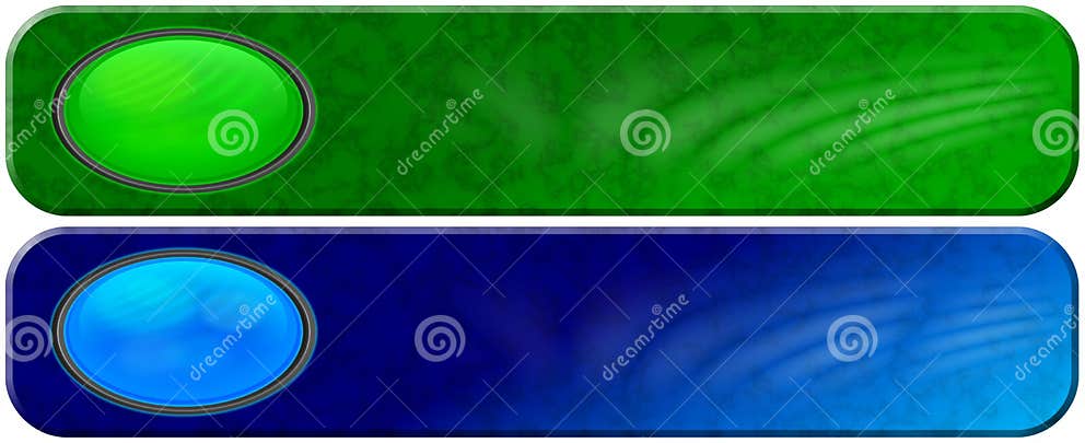 Two glass marble headers stock illustration. Illustration of green ...