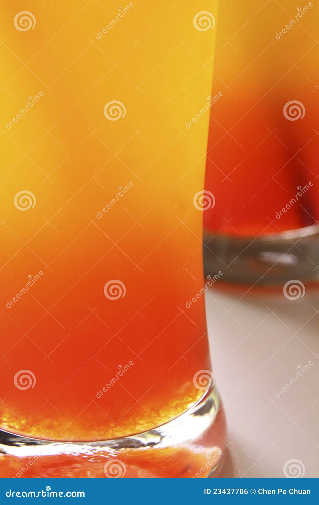 Two Glass of orange juice stock photo. Image of macro - 23437706