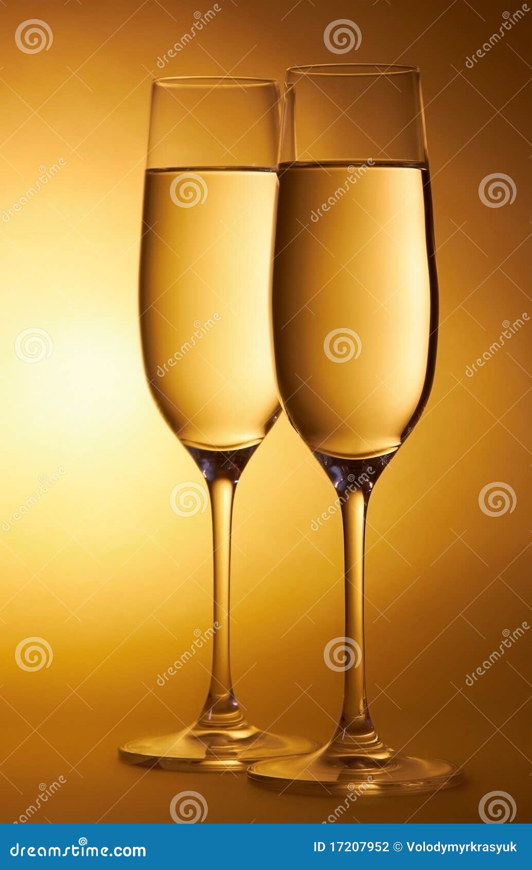 Two glasses of champagne stock photo. Image of christmas - 17207952