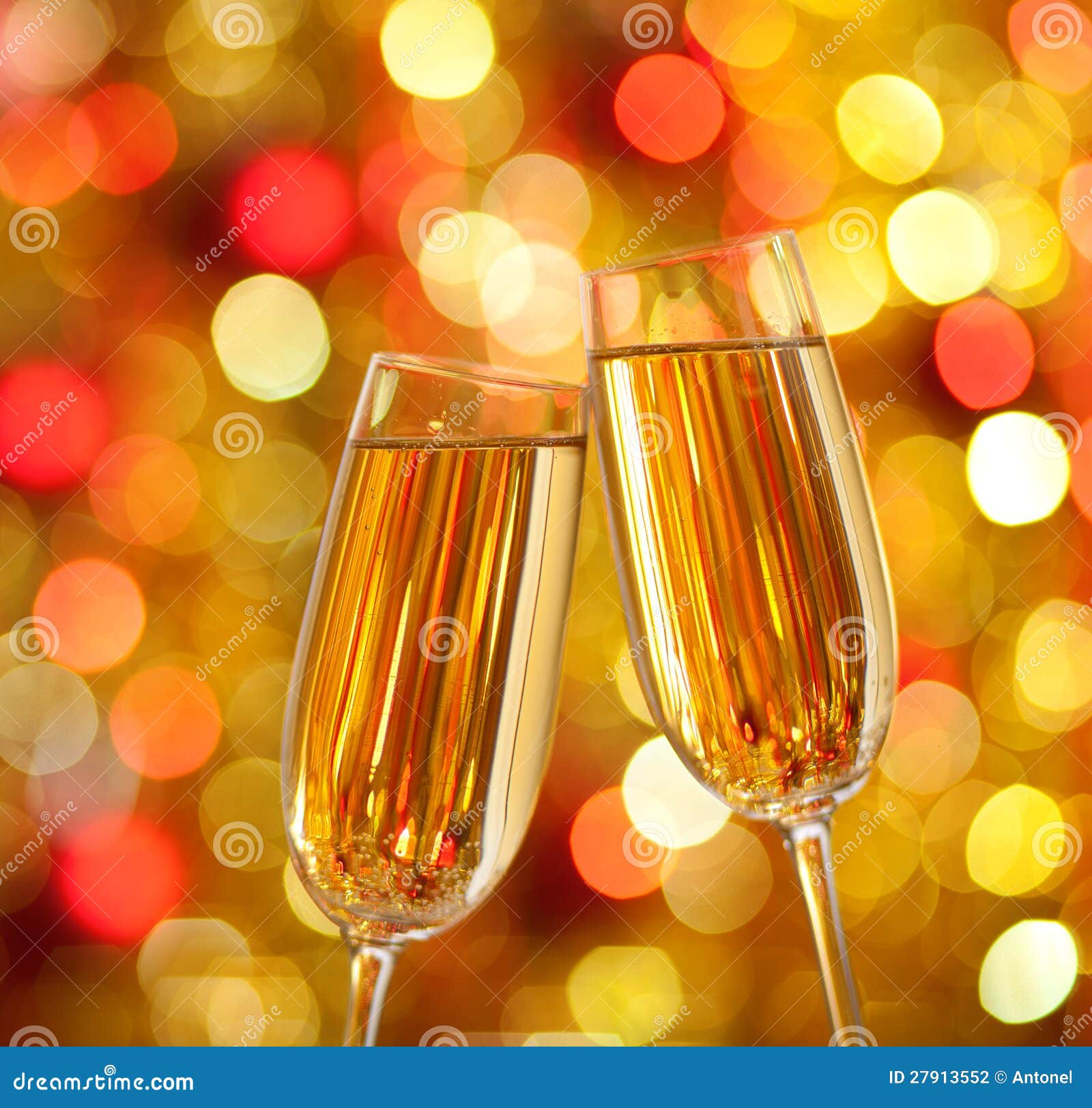 Two glasses of champagne stock photo. Image of merry - 27913552