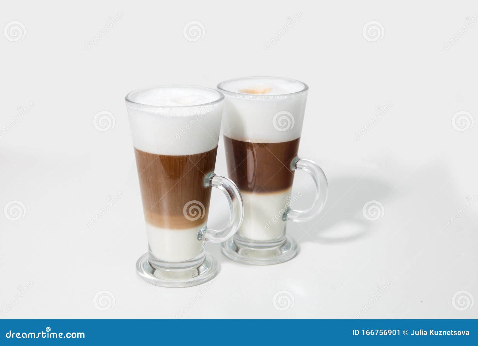 Two Glasses of Coffee Cocktail Stock Image - Image of glass, sweet ...