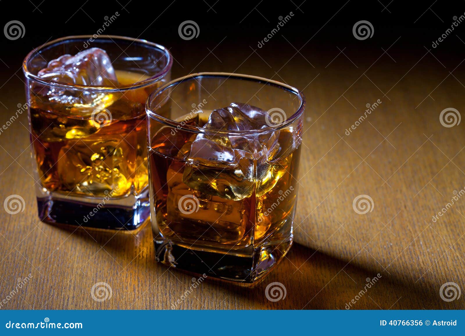 Two glasses with drinks stock photo. Image of black, wood - 40766356