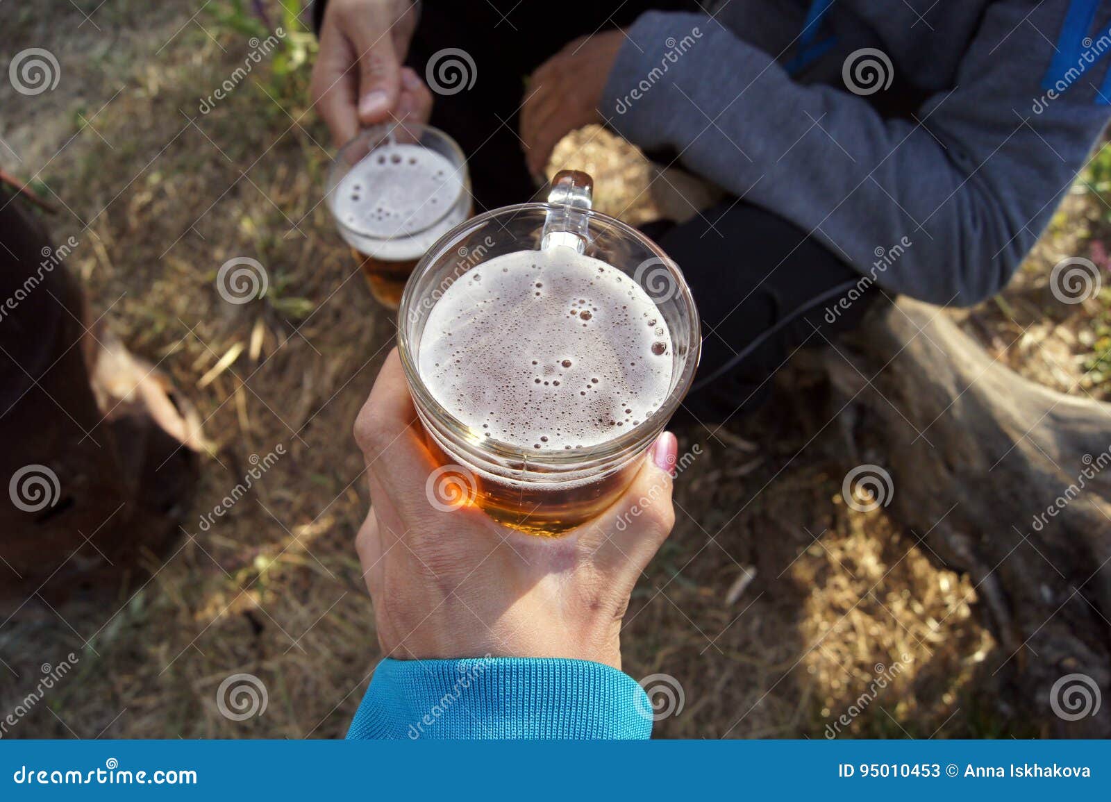 Two Glasses of Nonalcoholic Beer, Iran Stock Image - Image of weekend ...