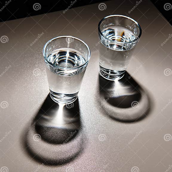 Two glasses of water stock photo. Image of play, glasses - 291420308