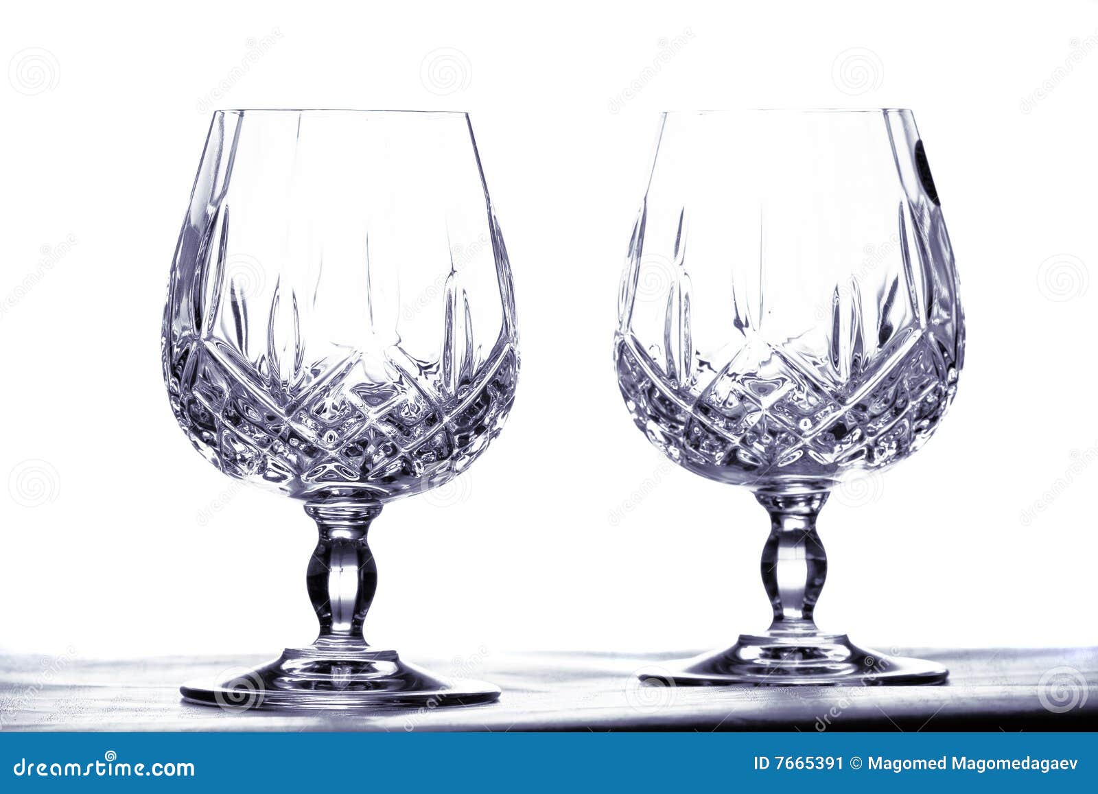 Two goblets stock image. Image of pale, toned, dishware - 7665391
